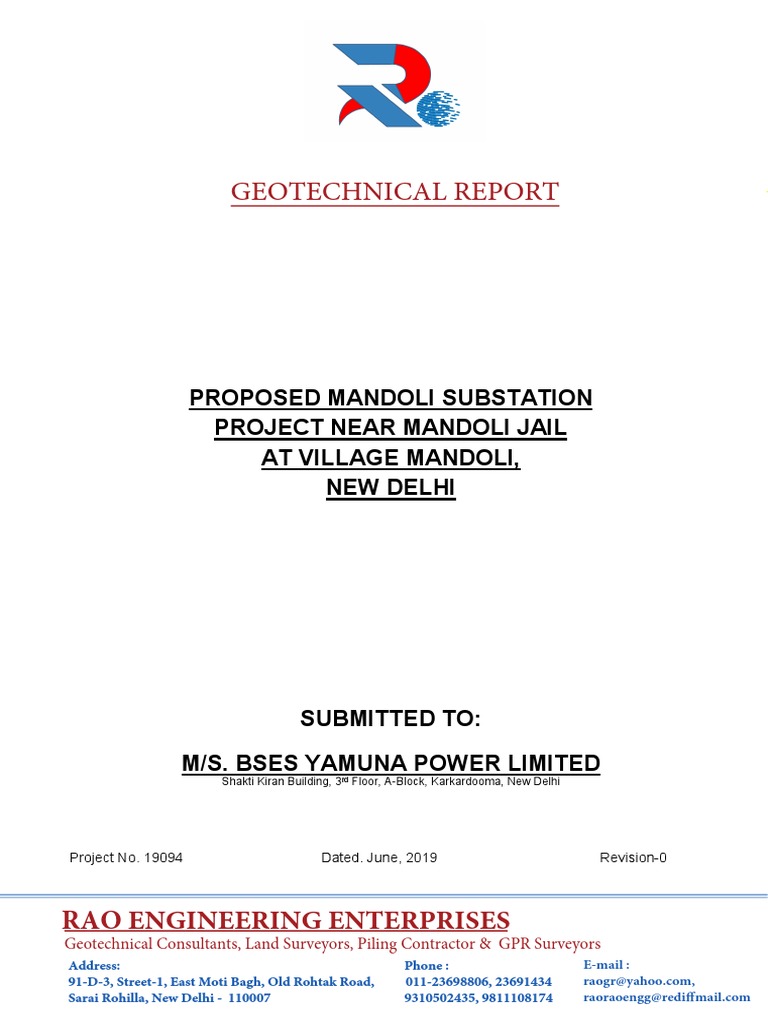 Repor 1 | PDF | Geotechnical Engineering | Applied And Interdisciplinary Physics