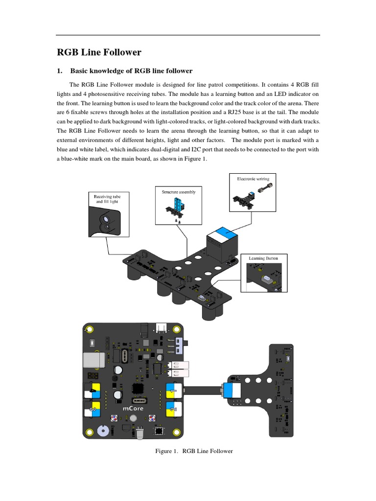 RGB Line Follower | Download Free PDF | Rgb Color Model | Light ...