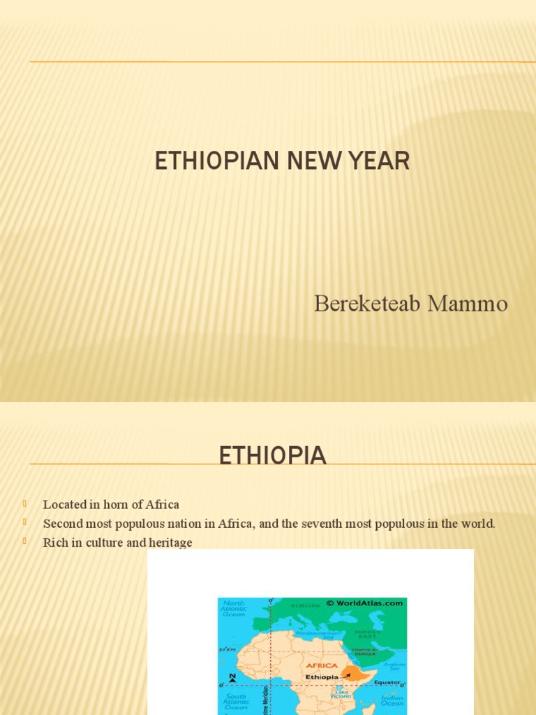 Ethiopian New Year: Enkutatash Celebration | PDF