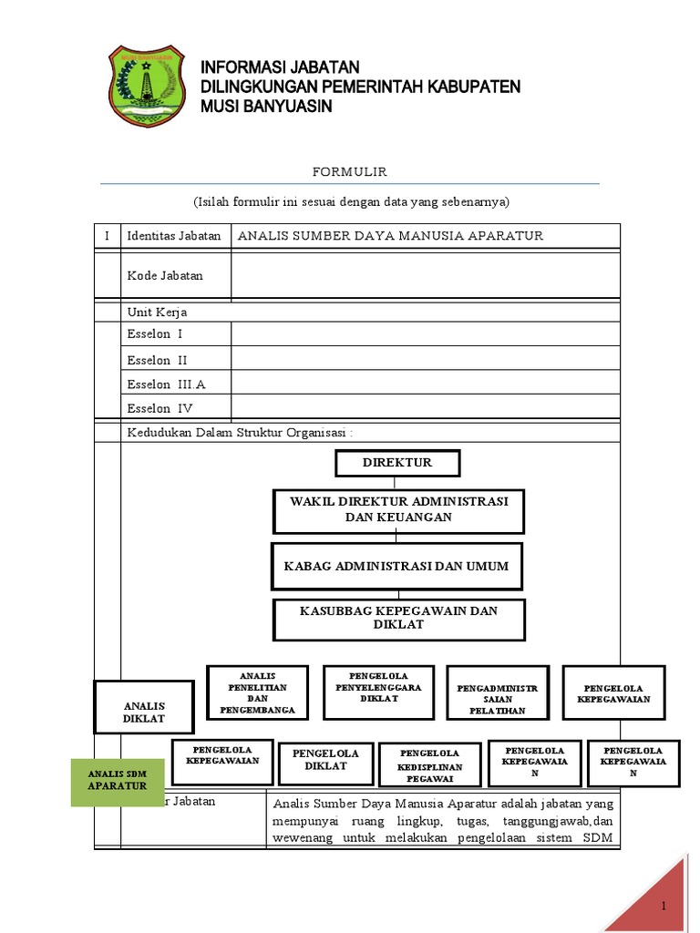 Koordinator Urusan Umum Dan SDM | PDF