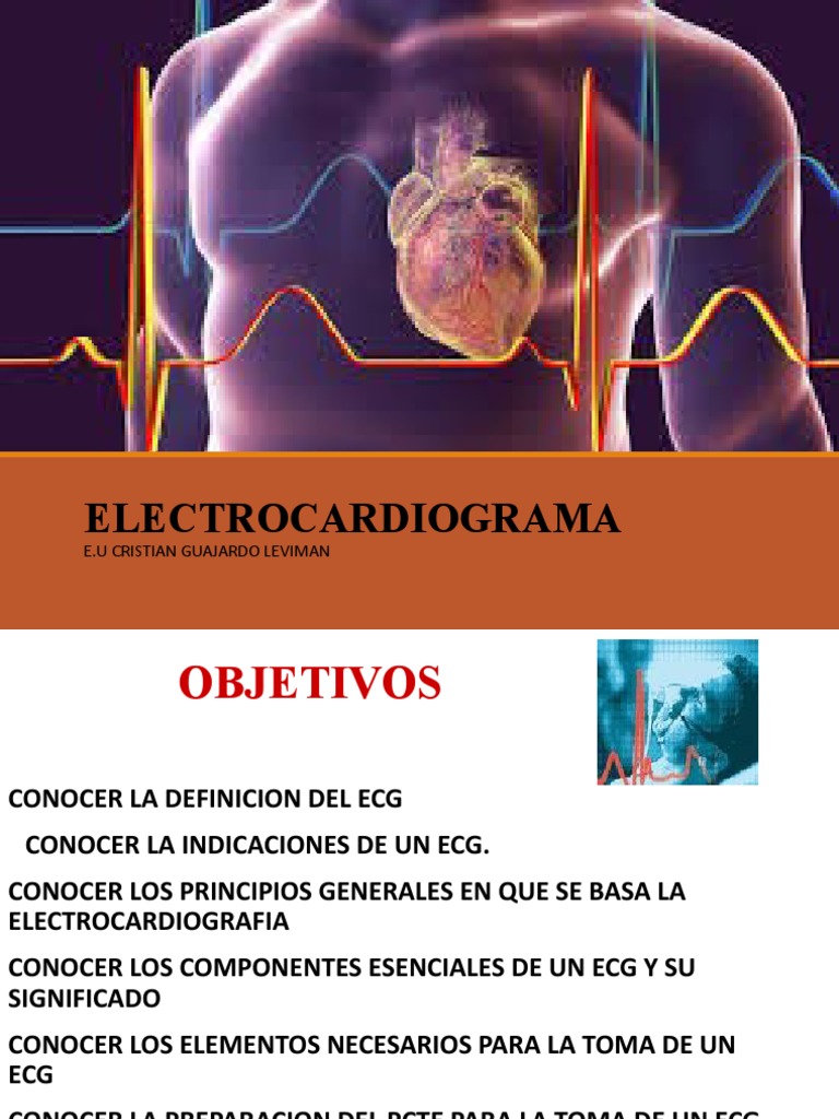 Ecg | PDF | Electrocardiografia | Tórax (anatomía humana)