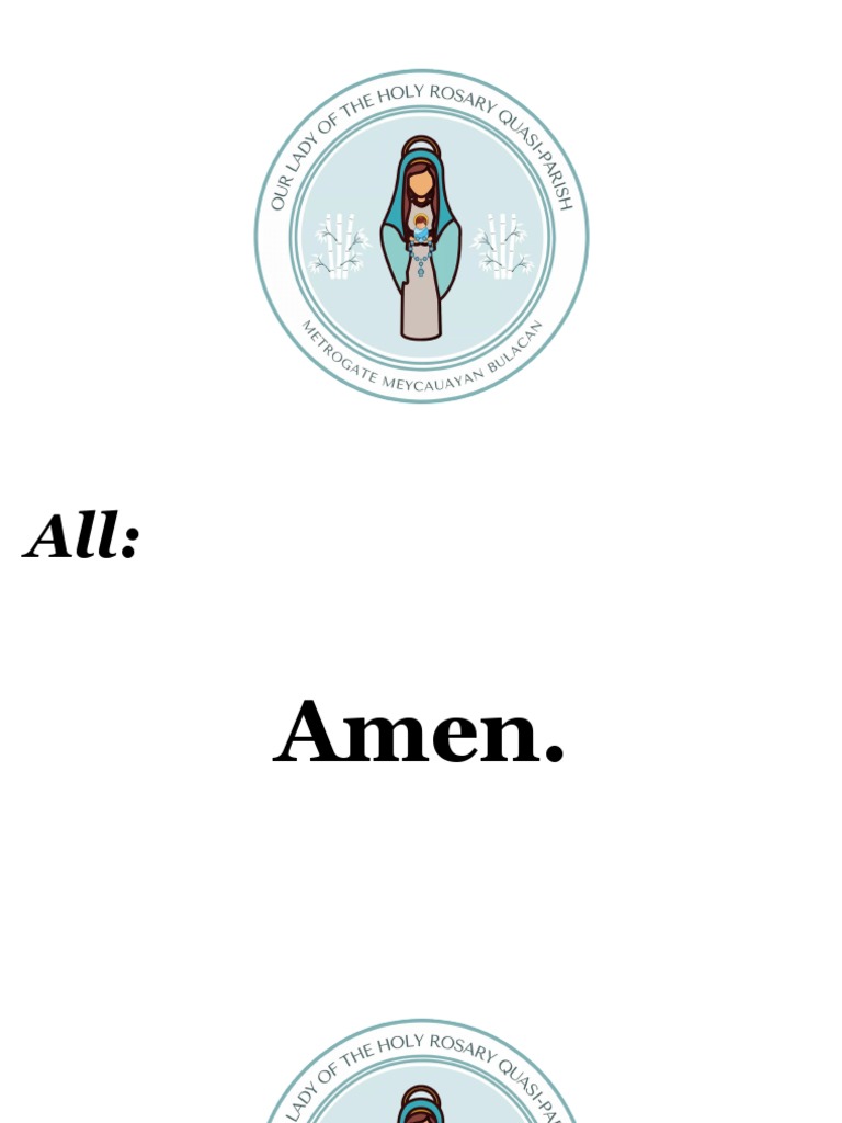 Olhrqp English Mass Responses | PDF | God In Christianity | Glory ...