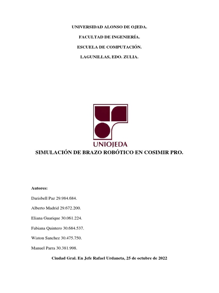 Simulacion en Cosimir Pro | PDF