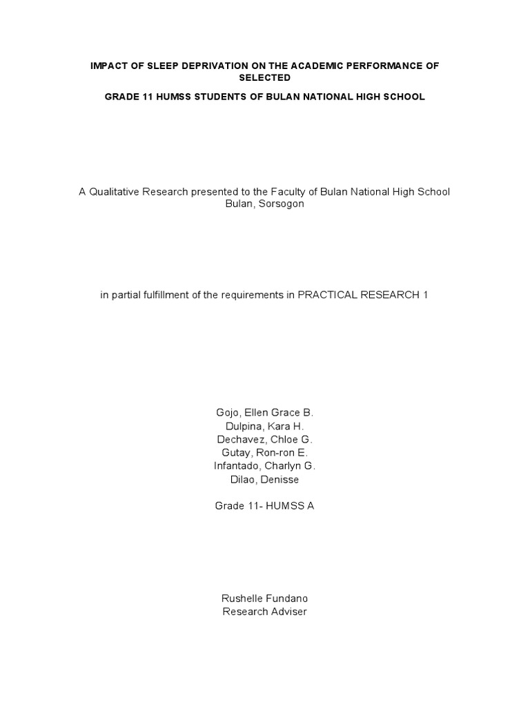 Chapter 1 Humss 11 A Gojo Dulpina Dechavez Gutay Infantado Dilao | PDF ...
