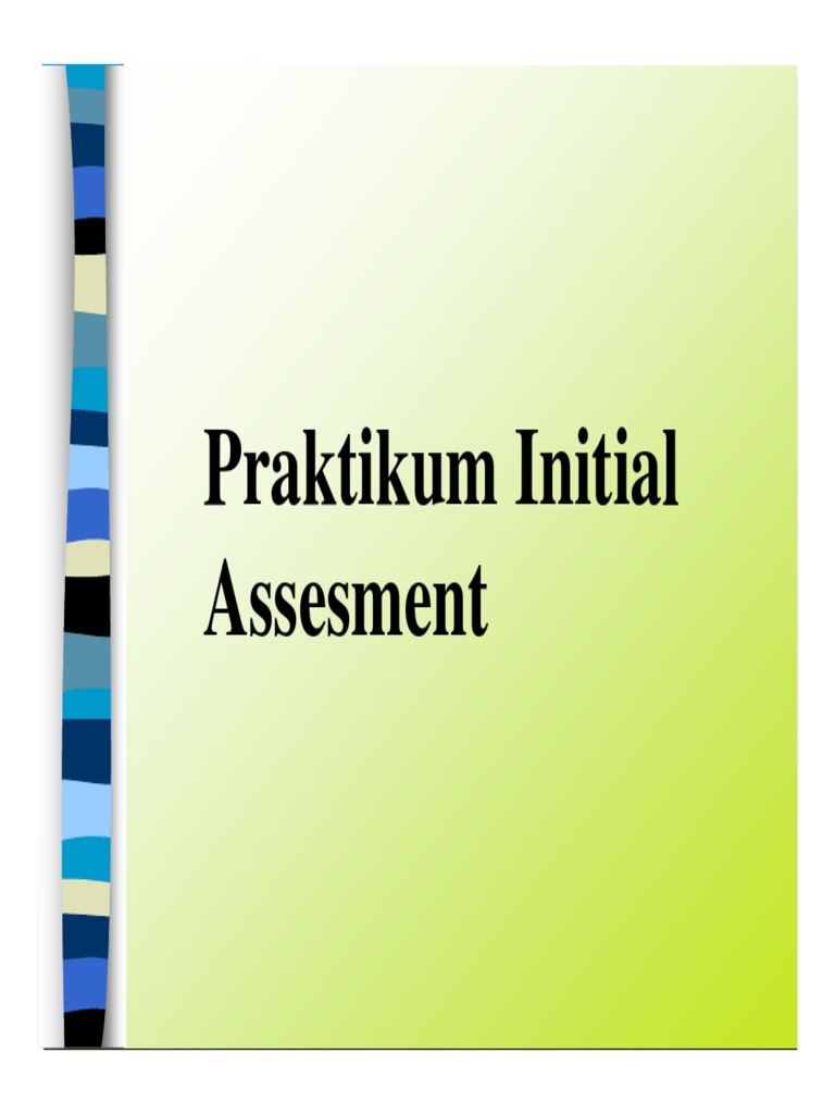 006 Praktikum Initial Assesment | PDF