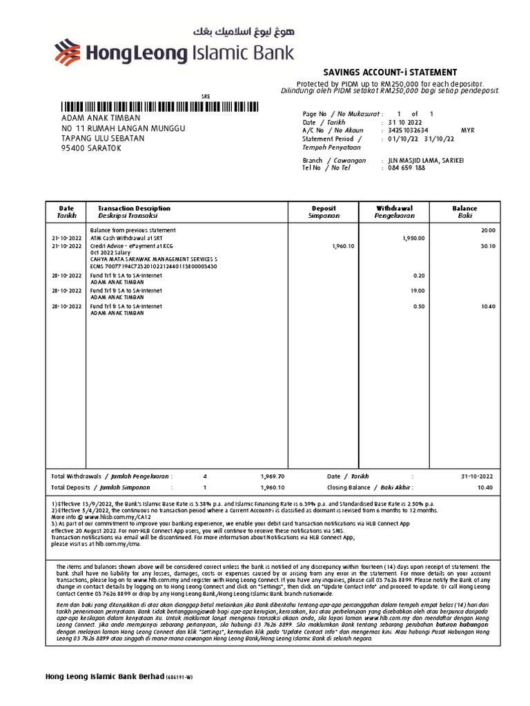 HLB Receipt 595904 | PDF | Business | Financial Technology
