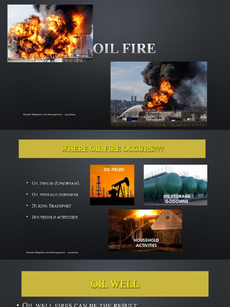 Oil Fire | PDF | Petroleum | Emergency Management
