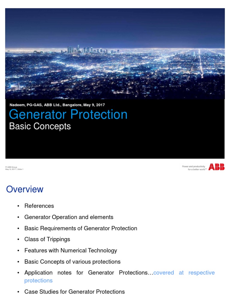 ABB - Gen Prot | PDF