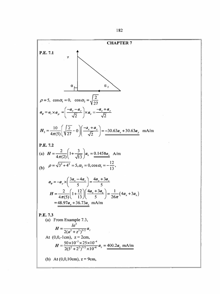 SADIKU 6th Editon Solution | PDF