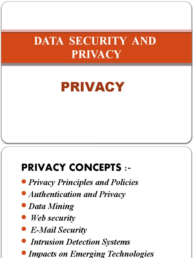 Data Security and Privacy Overview | PDF | Security | Computer Security