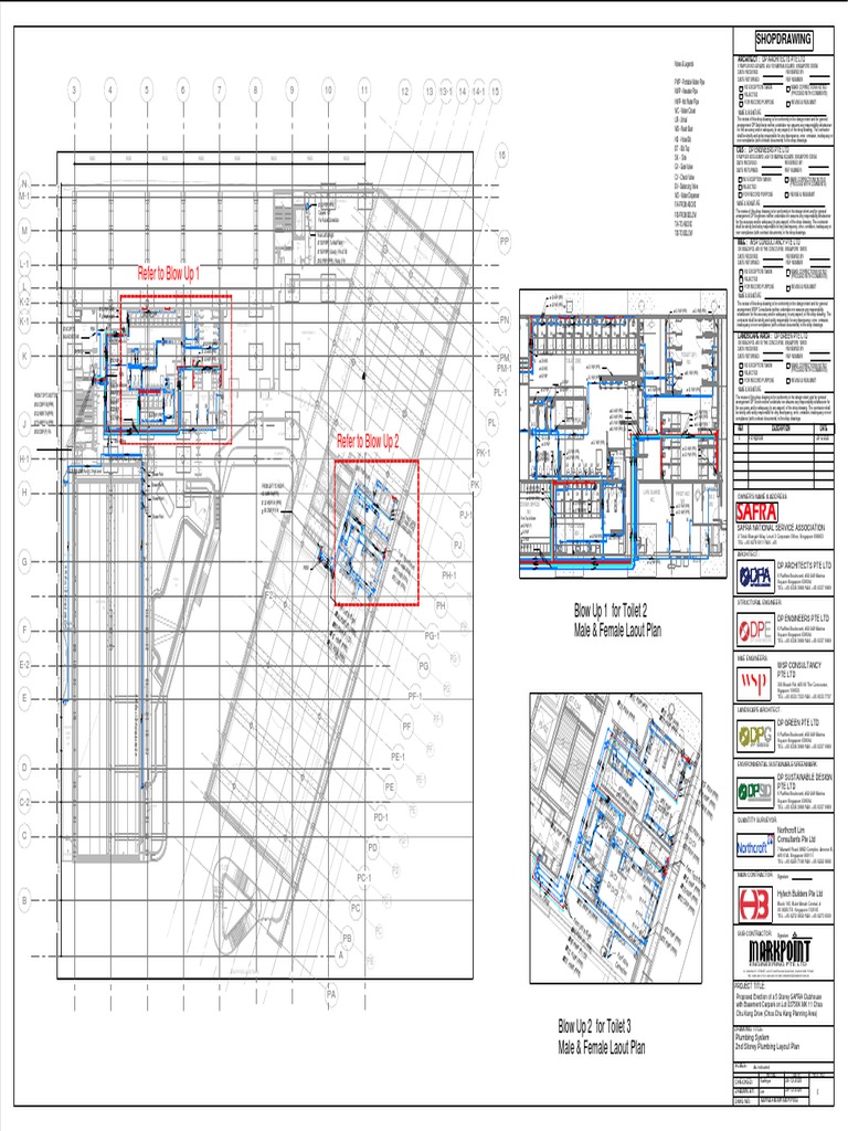 2nd Storey Plumbing Layout Plan Rev 0. | PDF | Water | Home Appliance