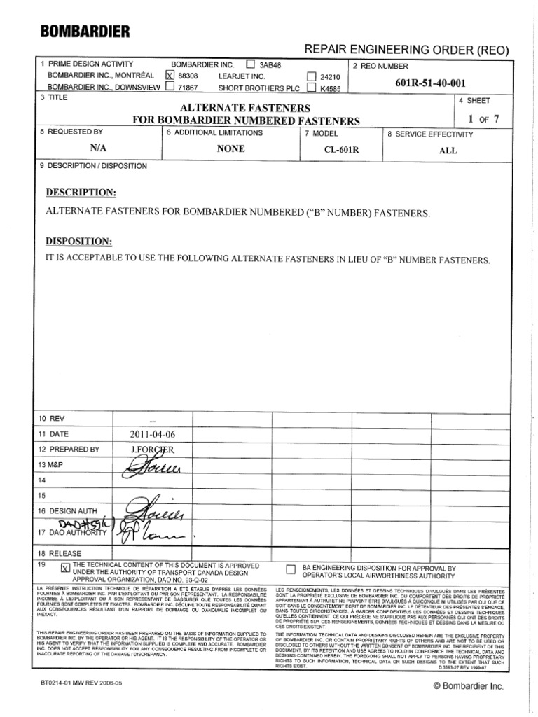 601r-51-40-0001alternative Fasteners | PDF