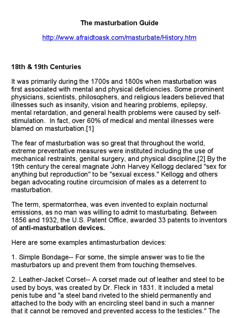 The Masturbation Guide | PDF | Masturbation | Sex