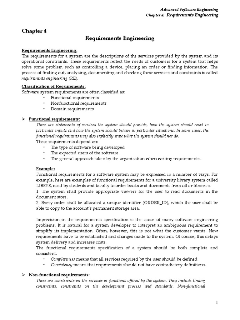 Advanced Requirements Engineering Overview | PDF | System | Feasibility ...