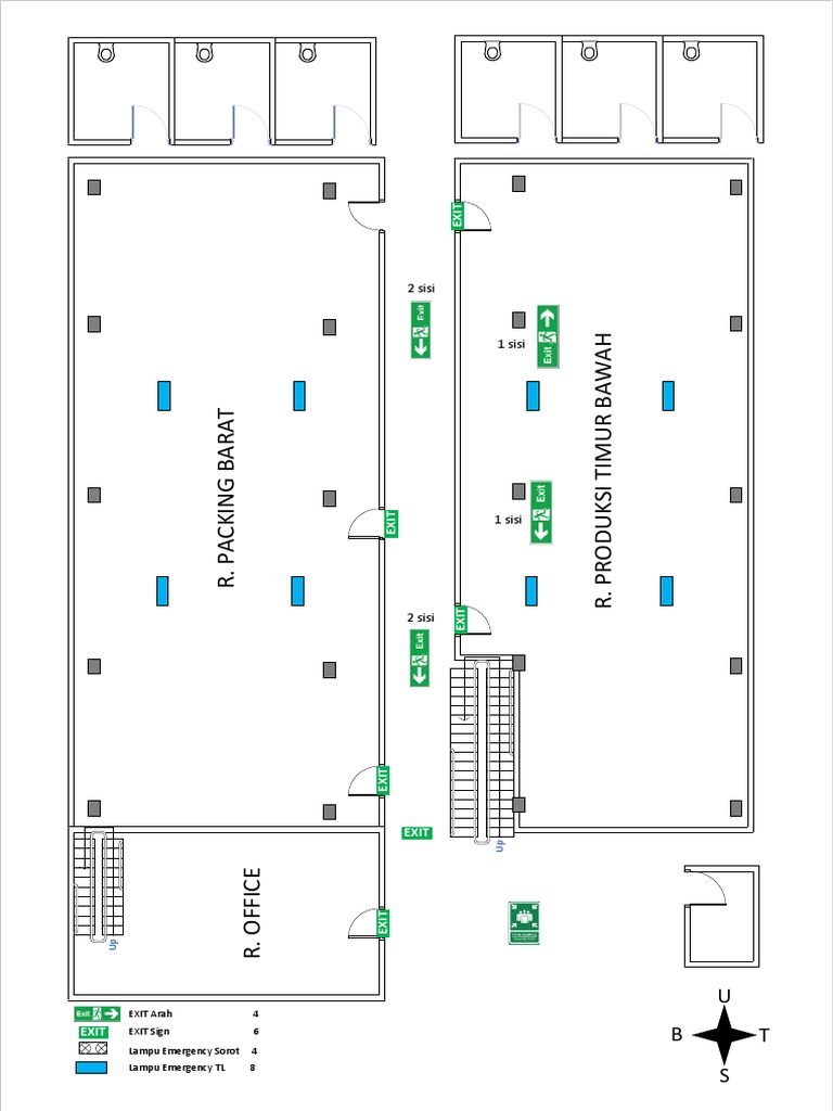Emergency Lighting Floor Plan | PDF