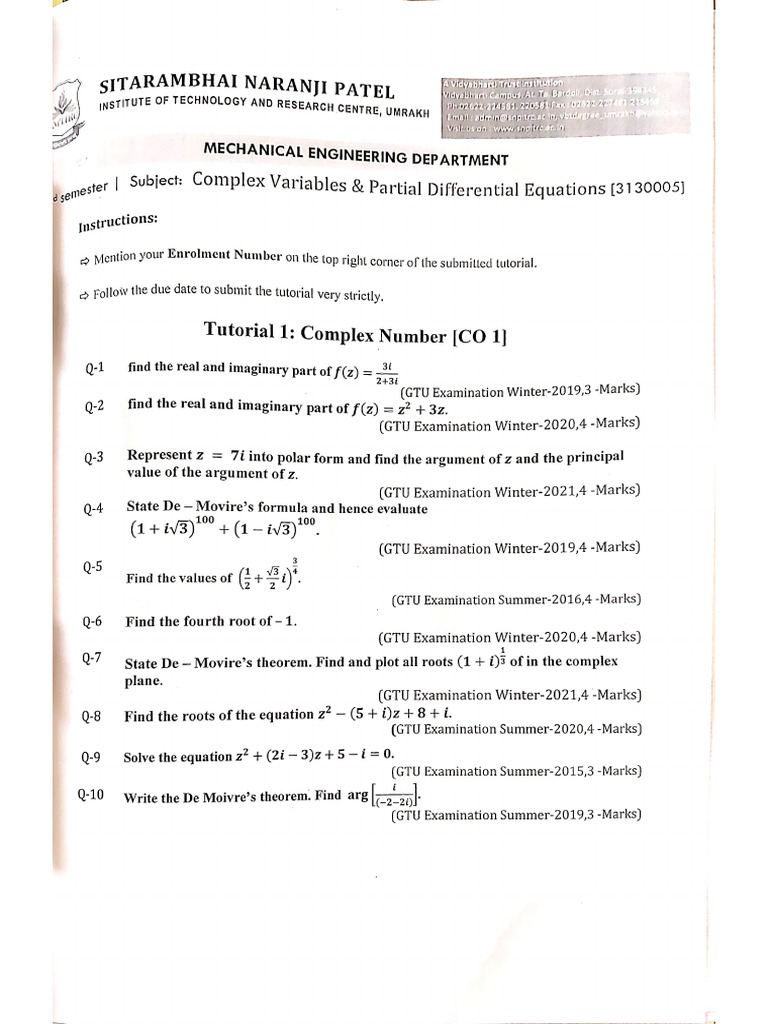 CVPDE Tutorials | PDF