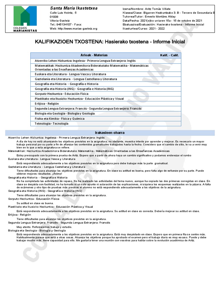 Bolet N Prueba Evaluaci N Cualitativa 20211015 132827 | PDF