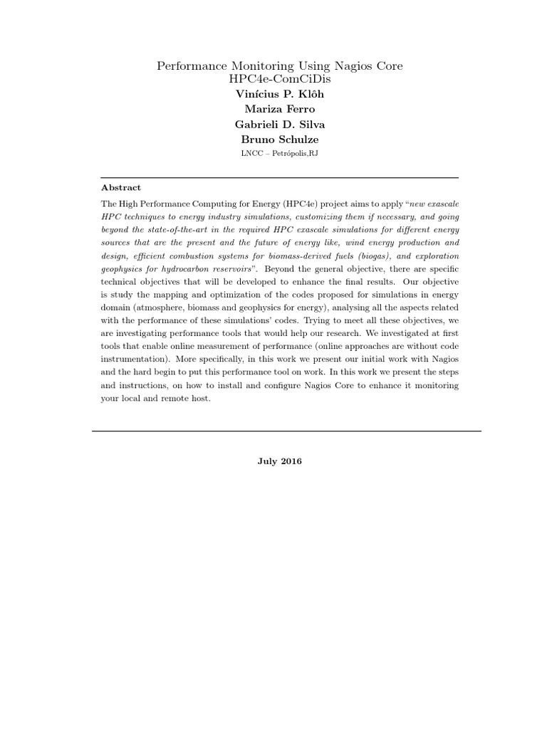 Performance Monitoring Nag3 | PDF | Computer Science | Software Engineering