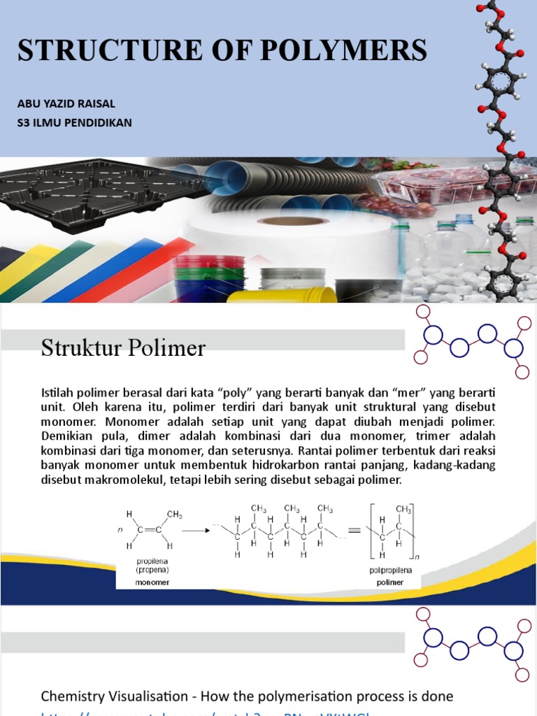 Structure of Polymers | PDF