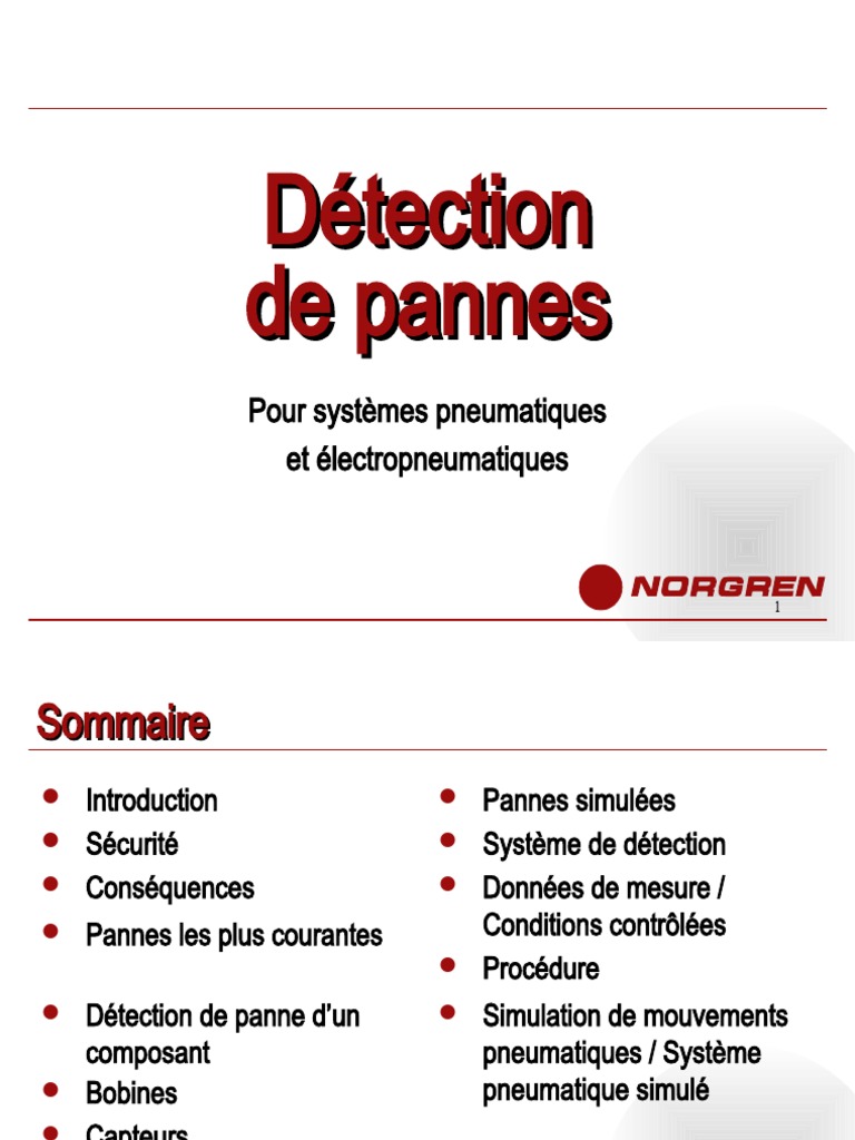 Détection de Pannes | PDF