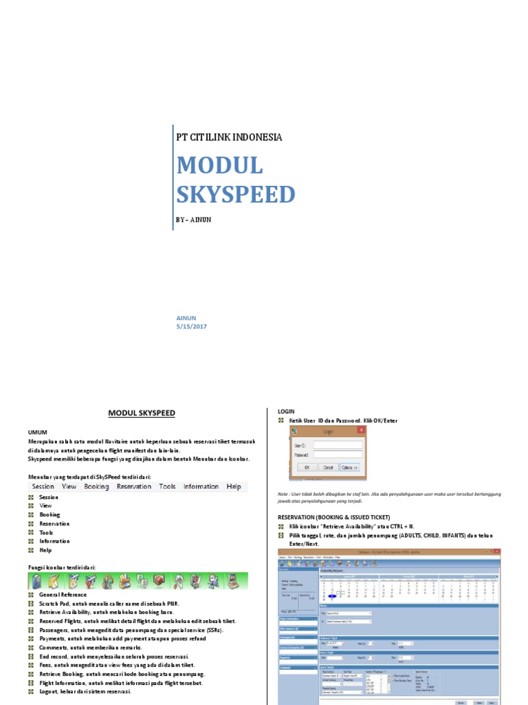 Modul Sky Speed PDF | PDF