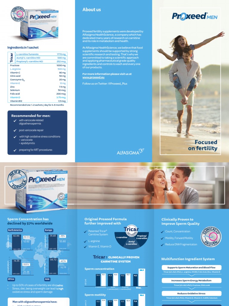 Brochure Proxeed Men | PDF | Nutrition | Diet & Nutrition