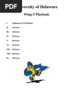9-Man Wing-T Offense Playbook | PDF | Quarterback | American Football