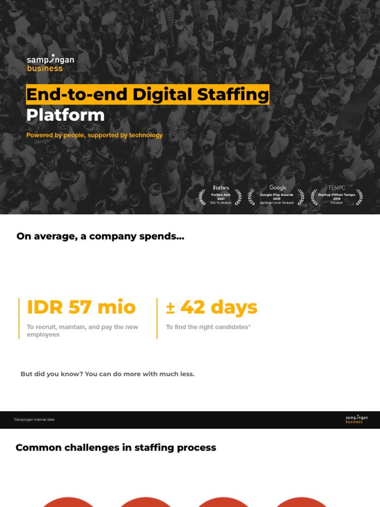Digital Staffing Platform Overview | PDF | Recruitment | Usability
