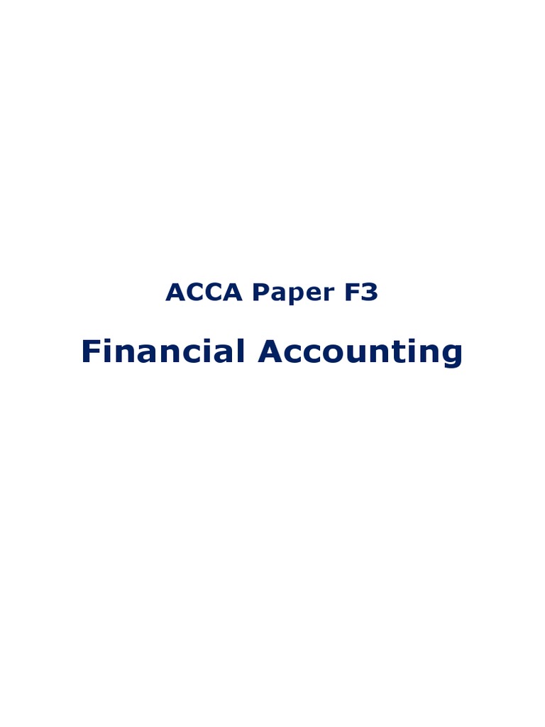 F3 - London School Notes | PDF | Debits And Credits | Bookkeeping