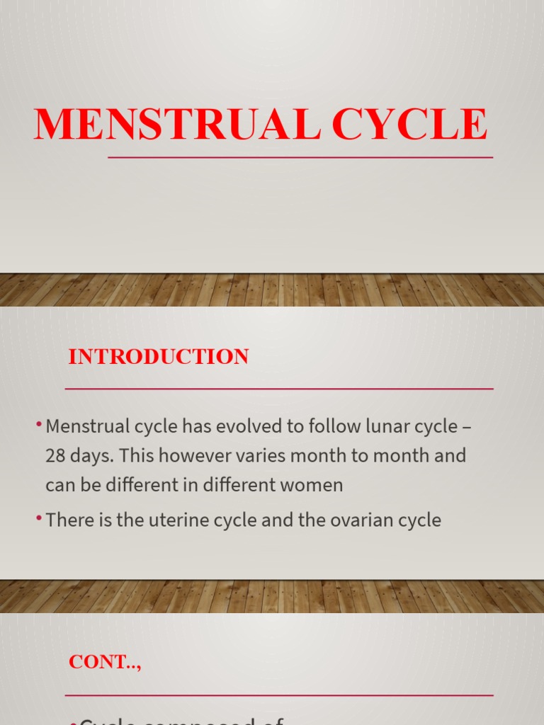 Menstrual Cycle | PDF