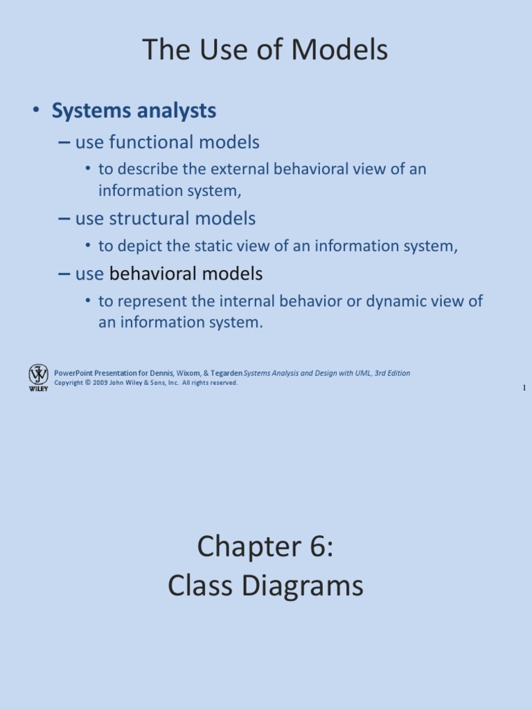 2023 Structural Models and Behavioral Model | PDF | Class (Computer Programming) | Unified ...