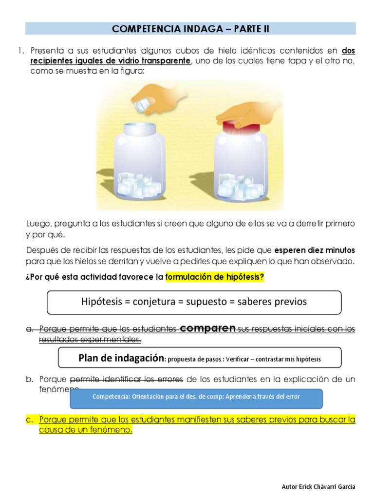 Casuistica Indaga Parte Ii - (Avance) | PDF | Agua | Hipótesis