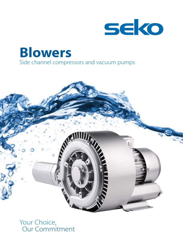 Side Channel Blowers | PDF | Pump | Mechanical Engineering