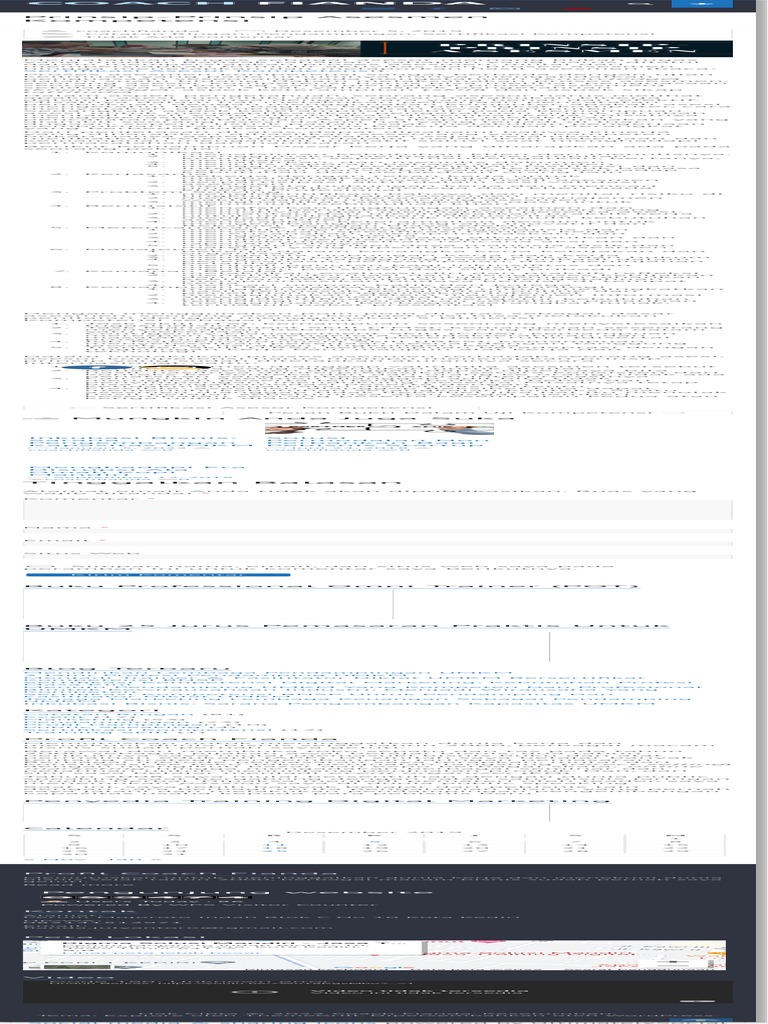 Prinsip-Prinsip Asesmen Kompetensi - Coach Fianda | PDF