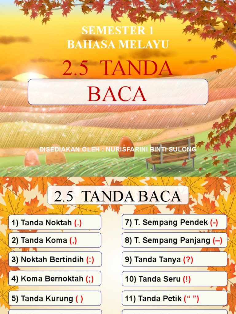 Bab 2.5 - Tanda Baca | PDF | Karier & Perkembangan | Kajian Bahasa Asing