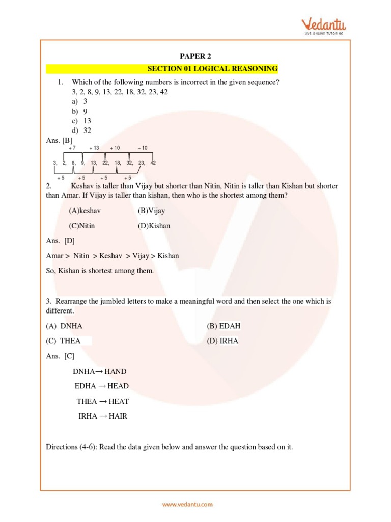 IMO Class 10 Sample Question Paper-2 For The Year 2022-23 | PDF ...