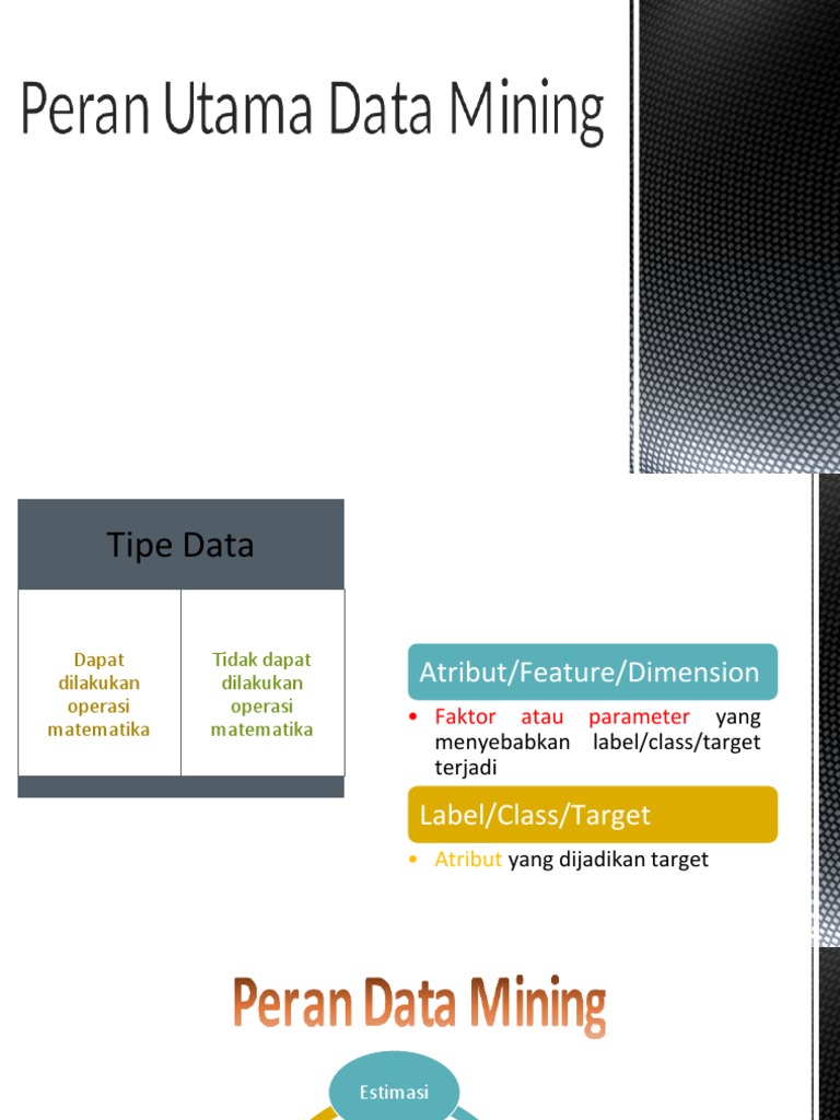 Peran Utama Data Mining | PDF