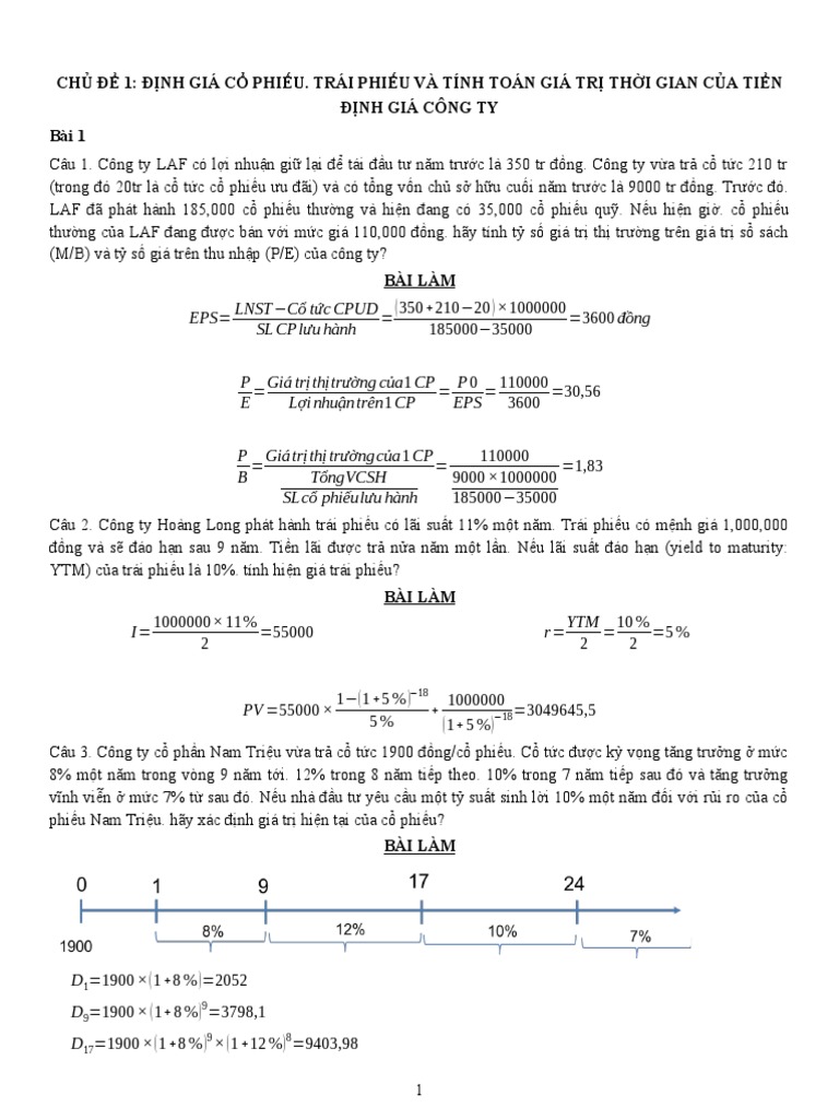 Bai Tap TCDN 2 | PDF