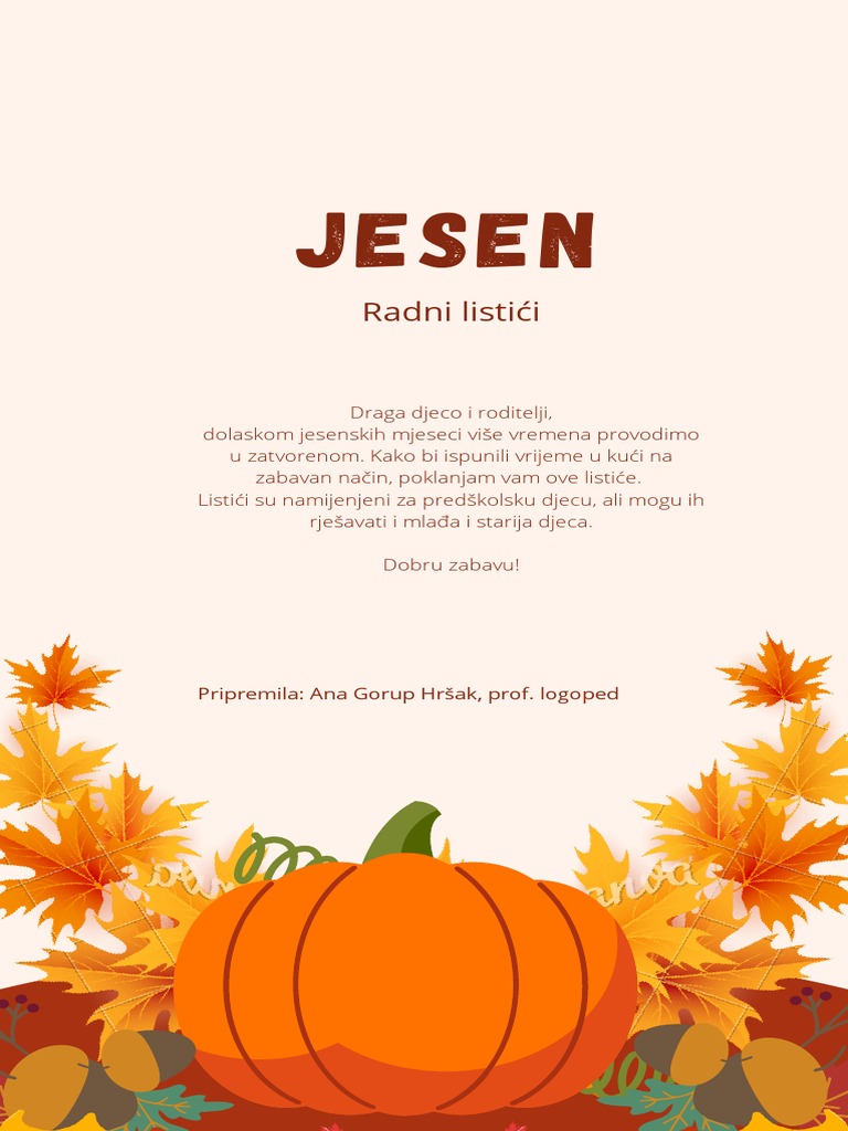 Jesenski Listići | PDF