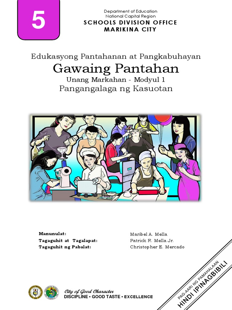 Epp5 He Q1 Module1 | PDF