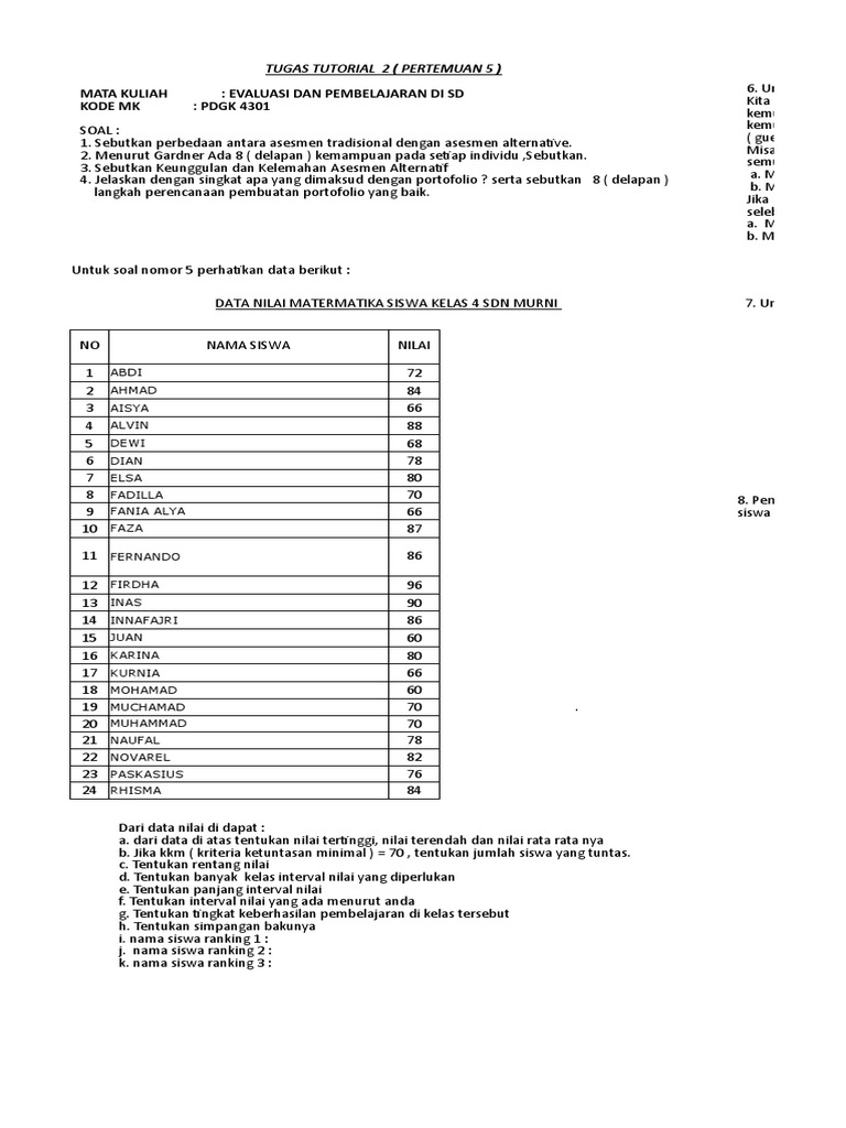 Tugas Tutorial 2 | PDF