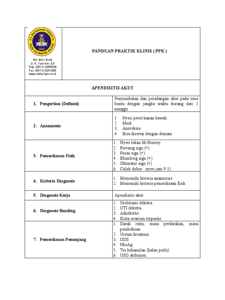 Panduan Praktik Klinis | PDF