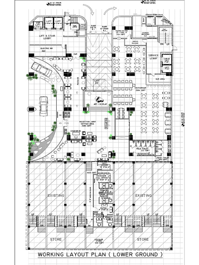 Mixed Used Building - Lobby | PDF | Home | Civil Engineering