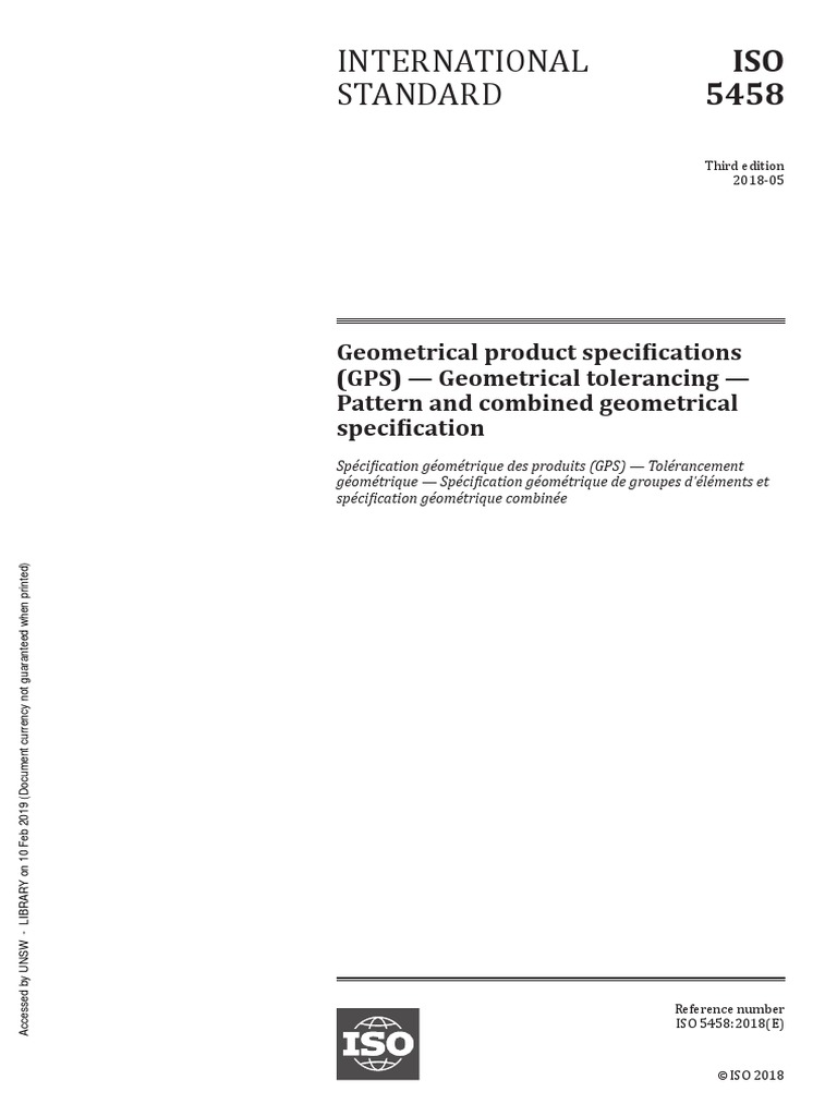 Iso 5458 2018 | PDF | International Organization For Standardization ...