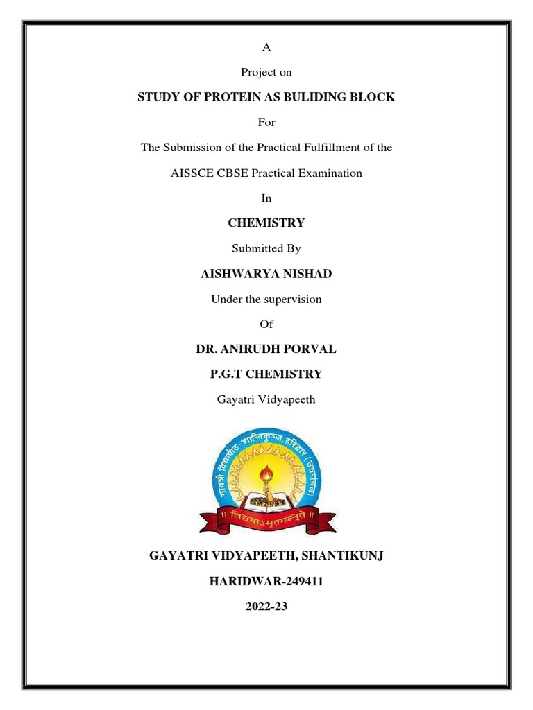 Protein As Building Block | PDF | Proteins | Protein Structure