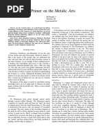 Allomancy and Feruchemy in Mistborn | PDF | Bronze | Metals