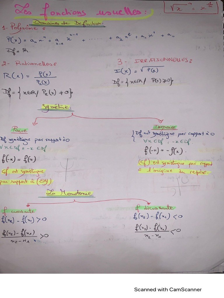Résumé Maths | PDF