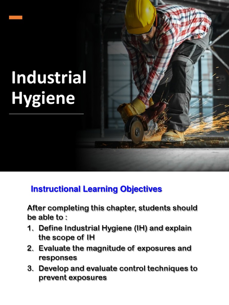 W3 Industrial Hygiene | PDF | Occupational Hygiene | Noise