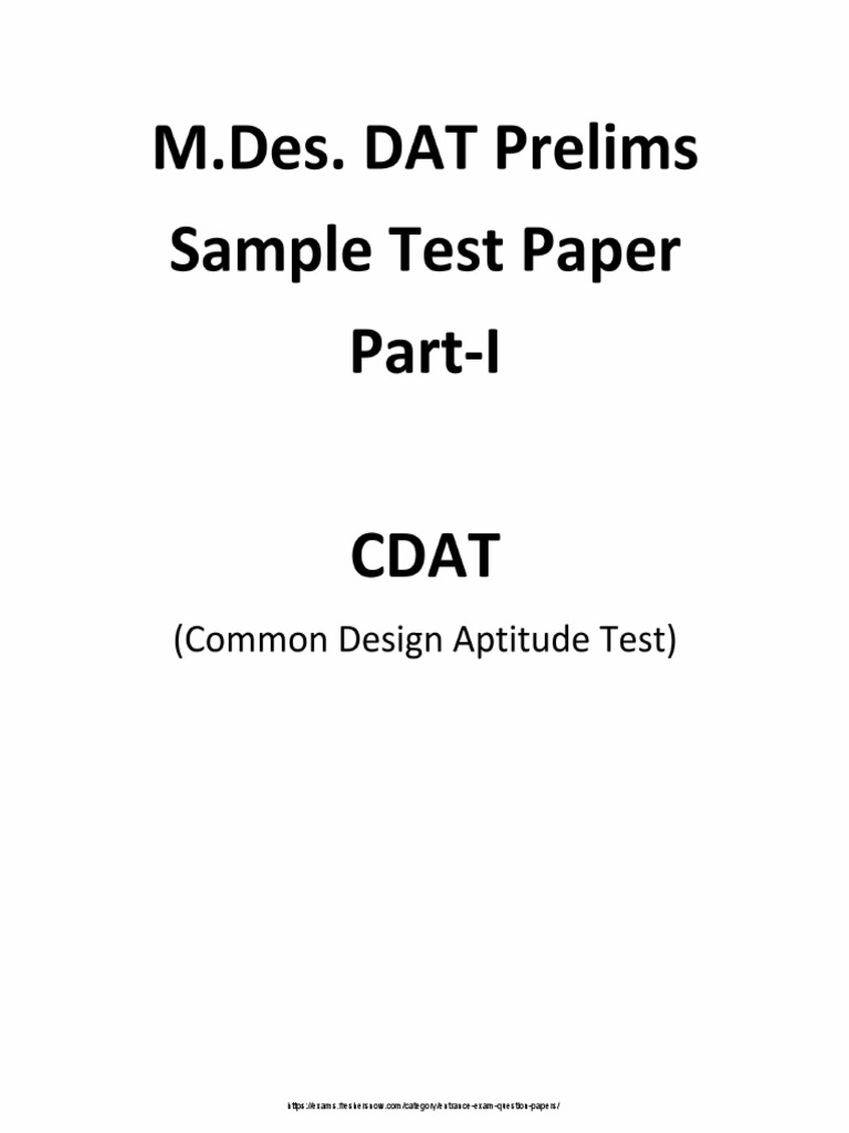 NID DAT M.des Model Paper | PDF | Economics | Customer