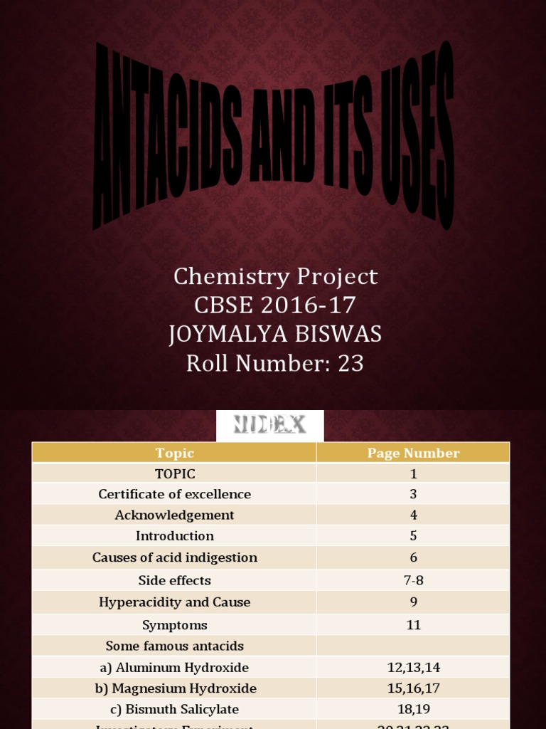 Antacids: Causes, Effects, and Uses | PDF | Aluminium Oxide | Aluminium